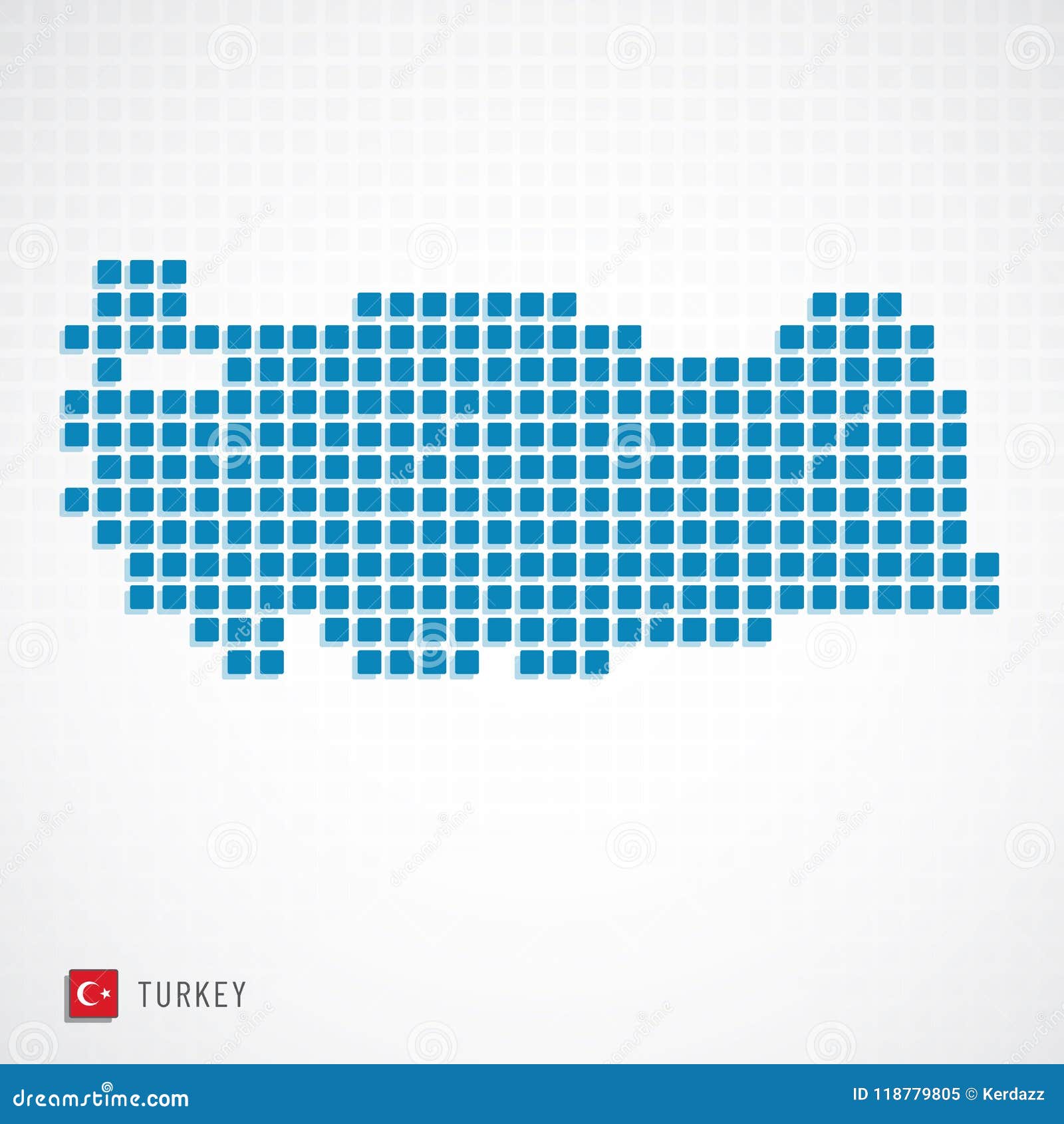 Turkey map and flag icon stock vector. Illustration of emblem - 118779805