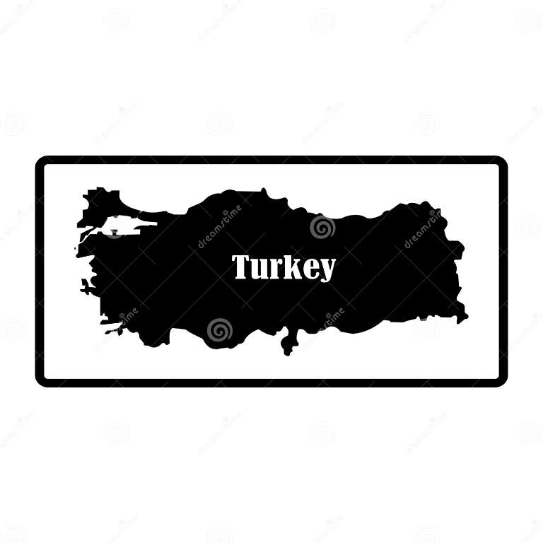 Turkey map icon stock vector. Illustration of icon, political - 282967845
