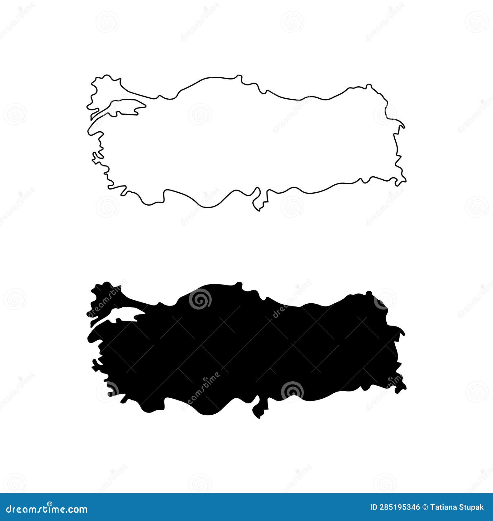 Turkey Map Icon, Vector Isolated Turkey Map Red Symbols Stock Vector ...