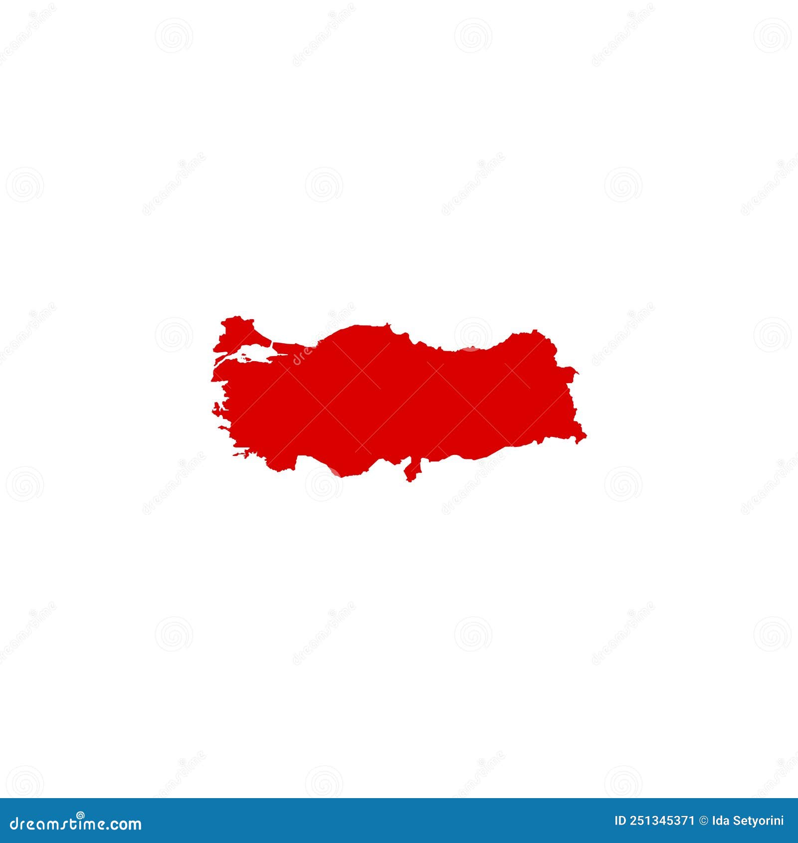 Turkey Map Logo Vector Template Stock Illustration - Illustration of ...