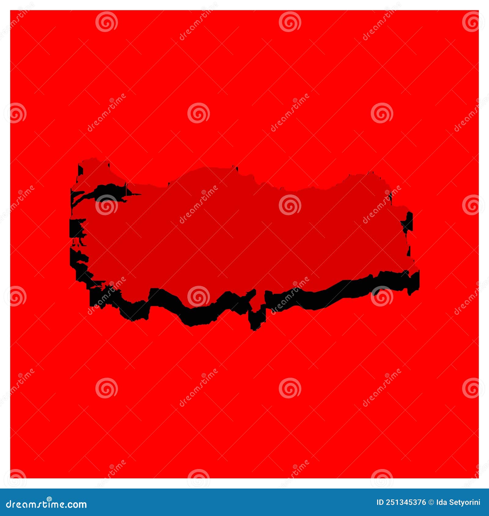 Turkey Map Logo Vector Template Stock Illustration - Illustration of ...