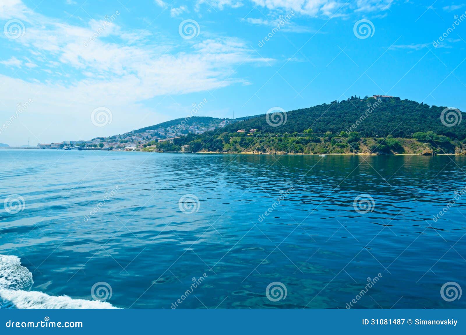 Turkey, the Marmara sea. stock image. Image of jetty - 31081487