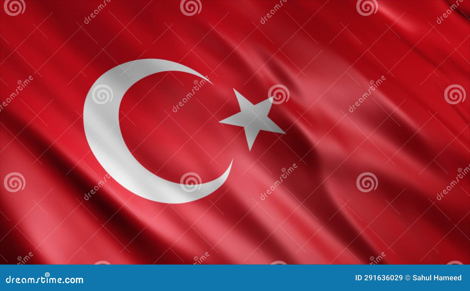 Turkey National Flag stock illustration. Illustration of social - 291636029
