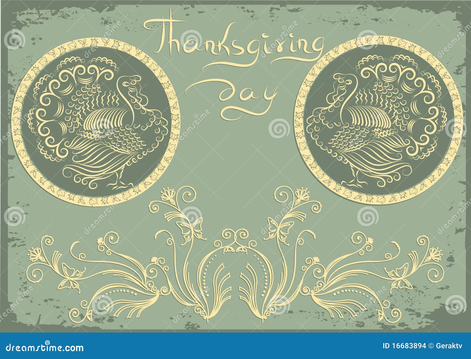 Turkey postcard stock vector. Illustration of etching - 16683894