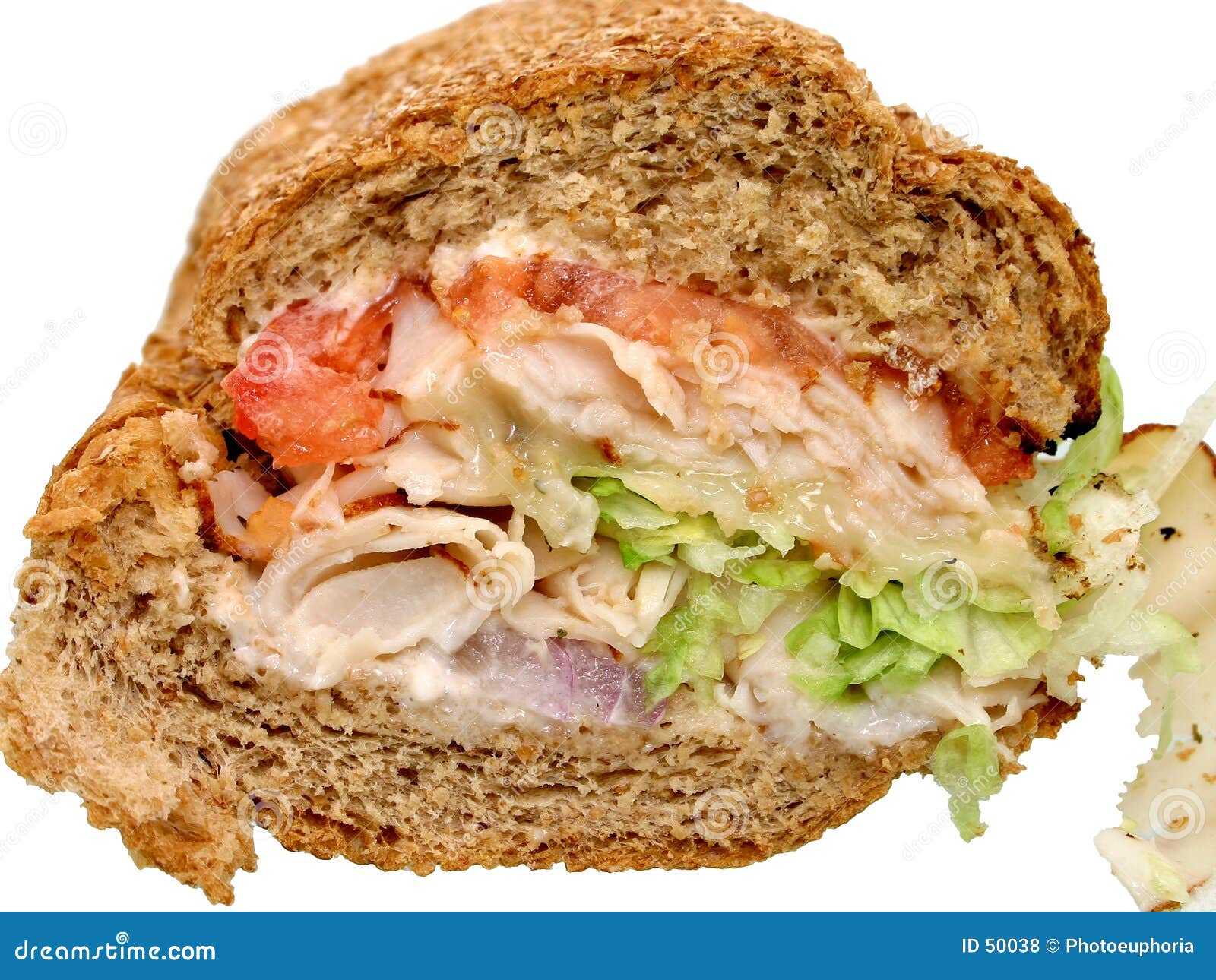 Turkey Ranch Sub stock photo. Image of lettuce, tomatoe - 50038