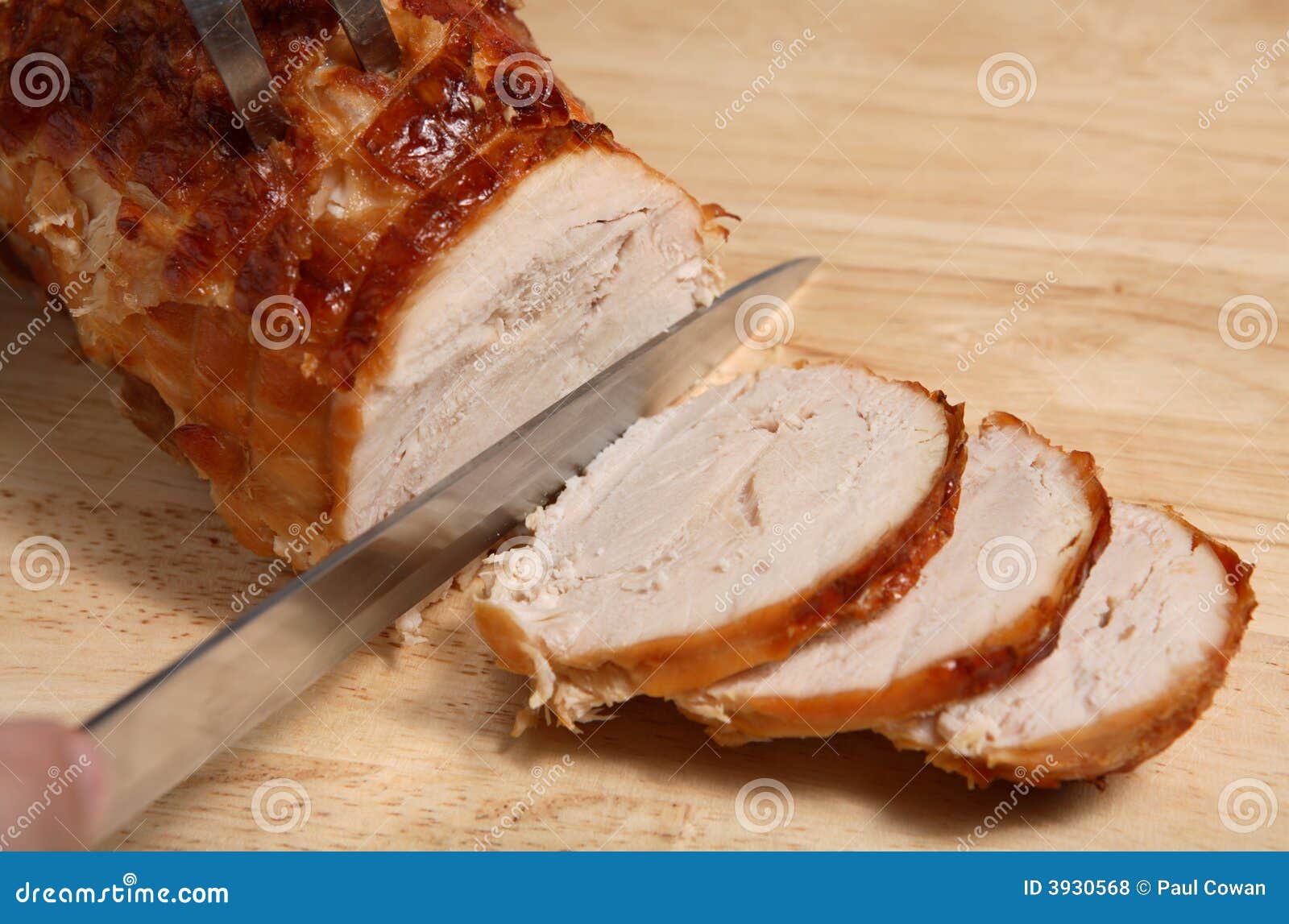 Turkey Roast Dinner Joint Meal Stock Photo - Image of wooden, dinner ...