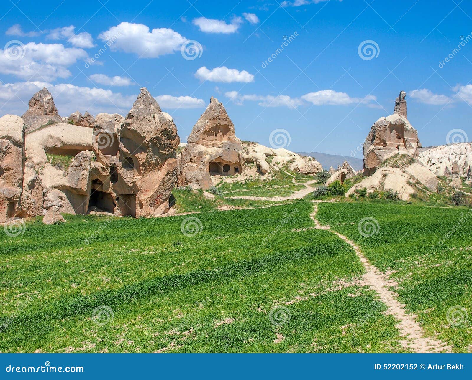 Turkey rocks stock photo. Image of anatolia, holiday - 52202152