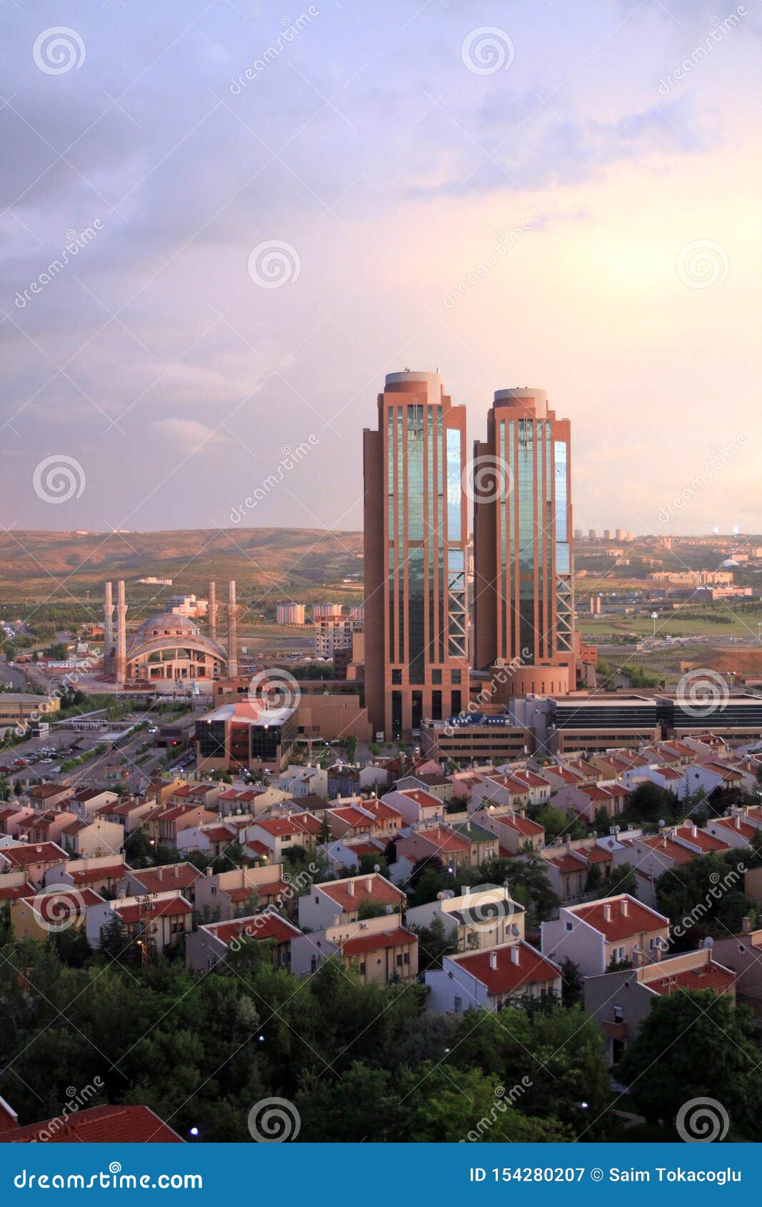 Turkey`s Capital Ankara after the Rain, Rainbows, Mountains and Clouds ...