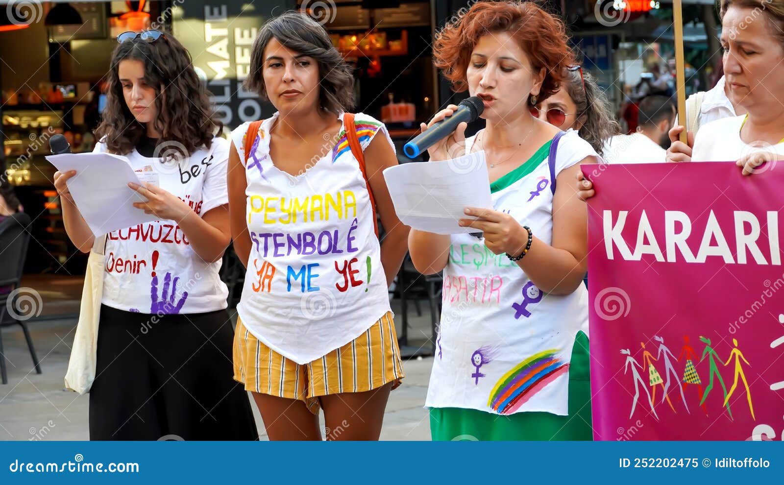 Turkey`s Withdrawal From The Istanbul Convention Editorial Image