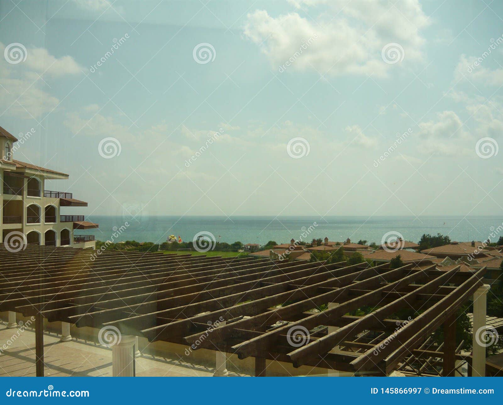 Turkey Sea View from Hotel Elevator Editorial Photography - Image of ...