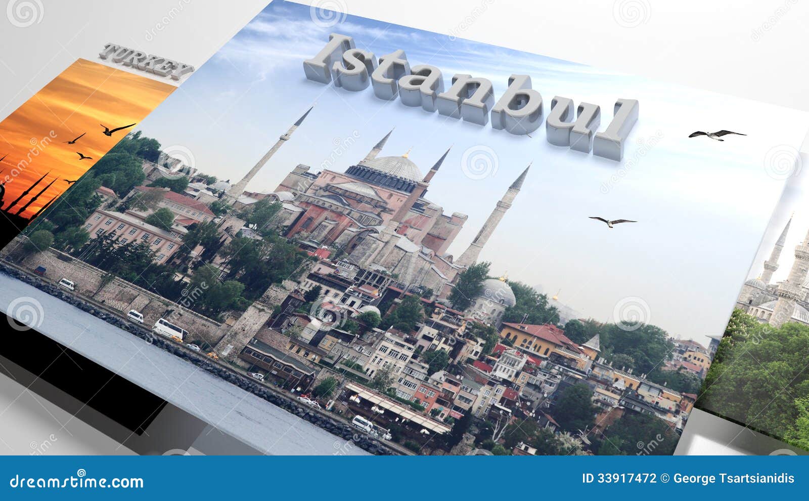 Turkey Sightseeing in Slideshow Like Set Photos Stock Photo - Image of ...