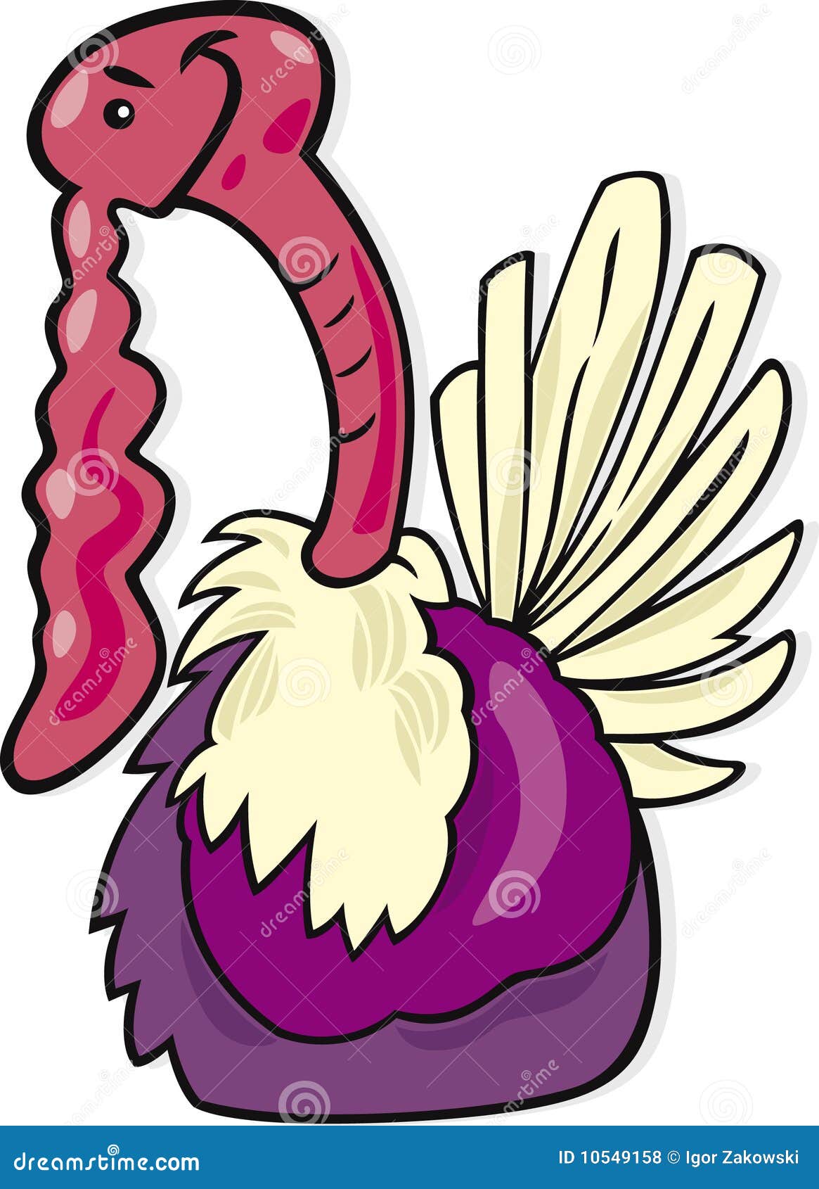 Turkey smiling stock vector. Illustration of comic, turkey - 10549158