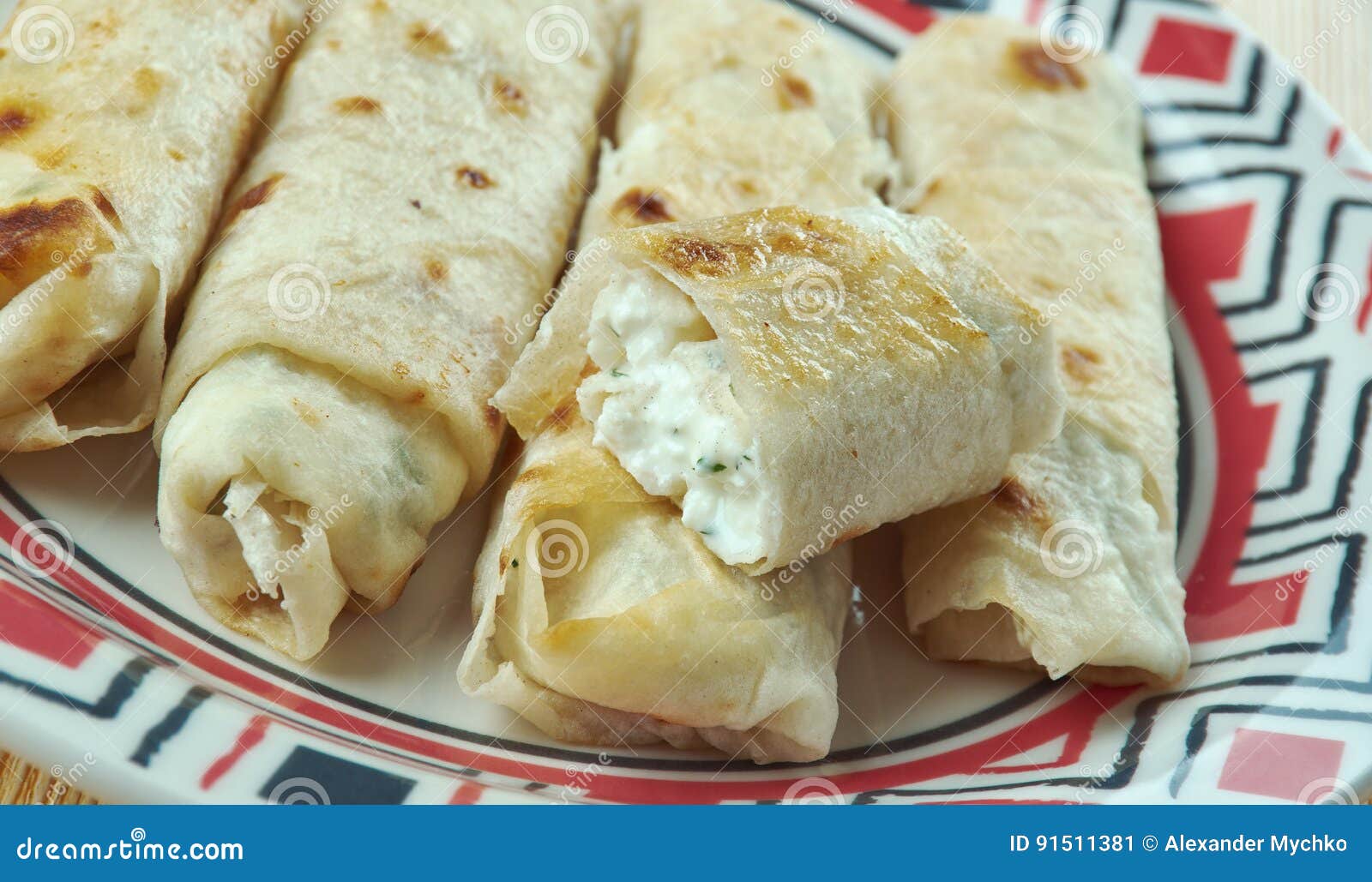 Turkey Stuffed Cheese Pastries Stock Image - Image of country, pide ...