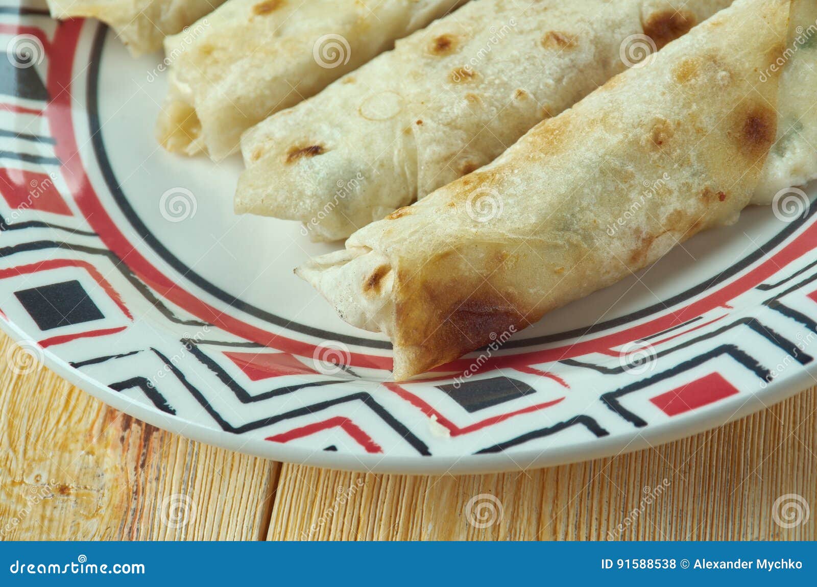 Turkey Stuffed Cheese Pastries Stock Photo - Image of closeup, boreq ...