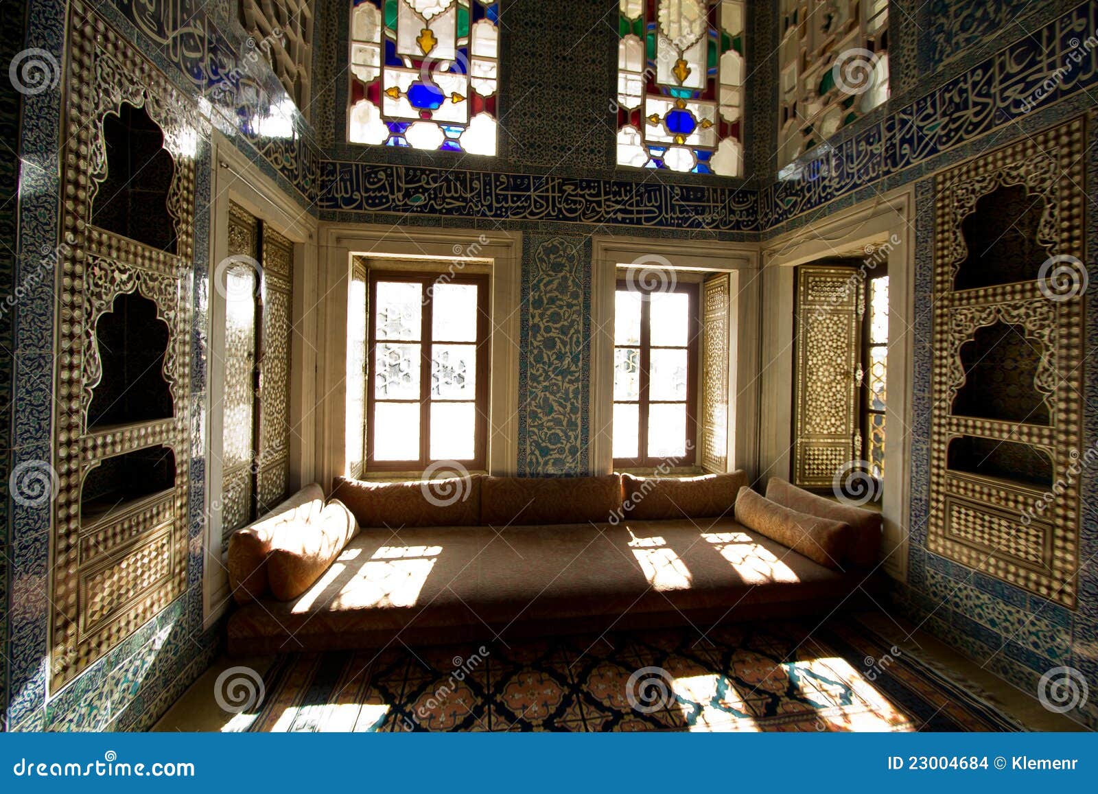Turkey Sultan Room Details Inside Istanbul Palace Stock Photo - Image ...