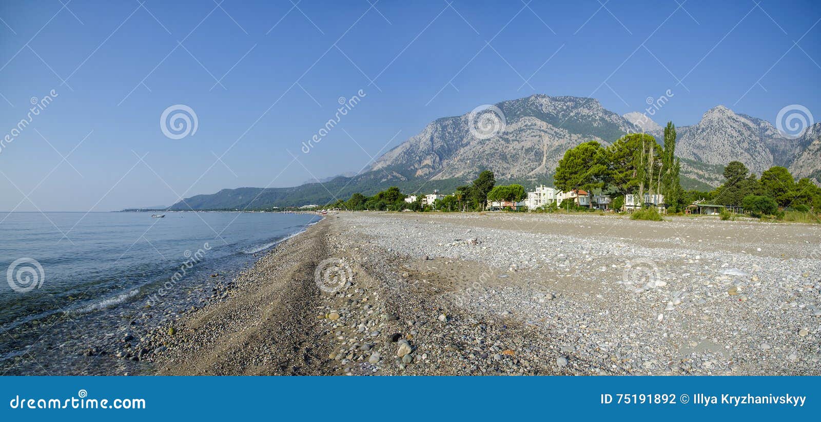 Turkey, Sunny Beach . Beldibi, Kemer Province. Stock Photo - Image of ...