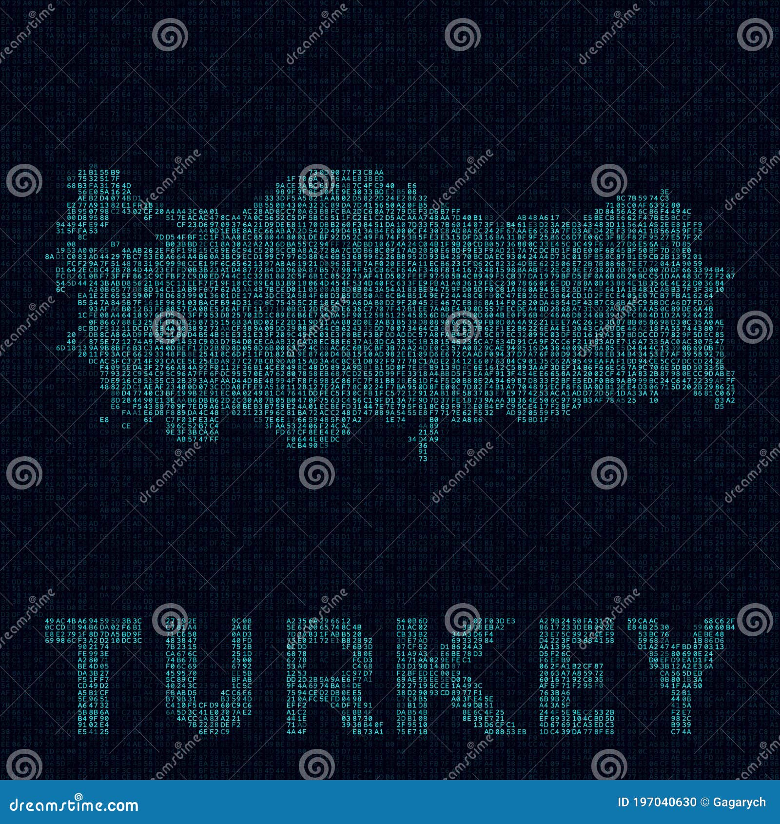 Turkey tech map. stock vector. Illustration of concept - 197040630