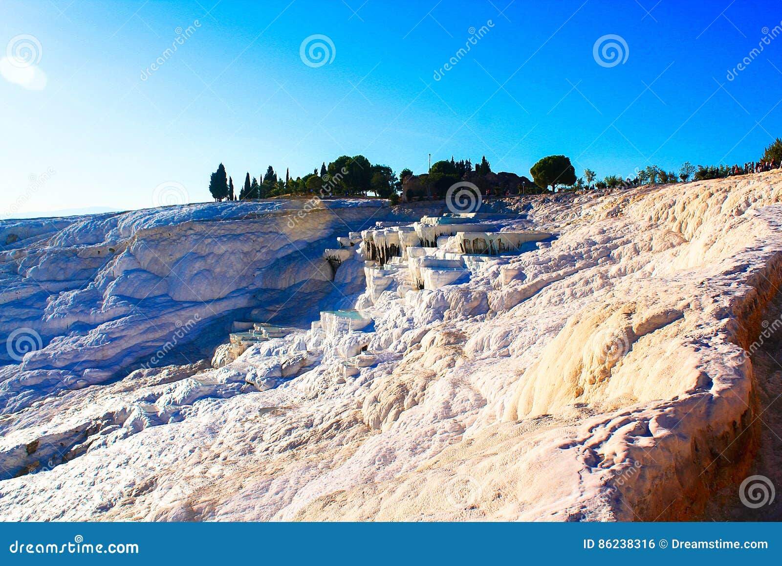Turkey Travertine stock photo. Image of turkey, pamukkale - 86238316