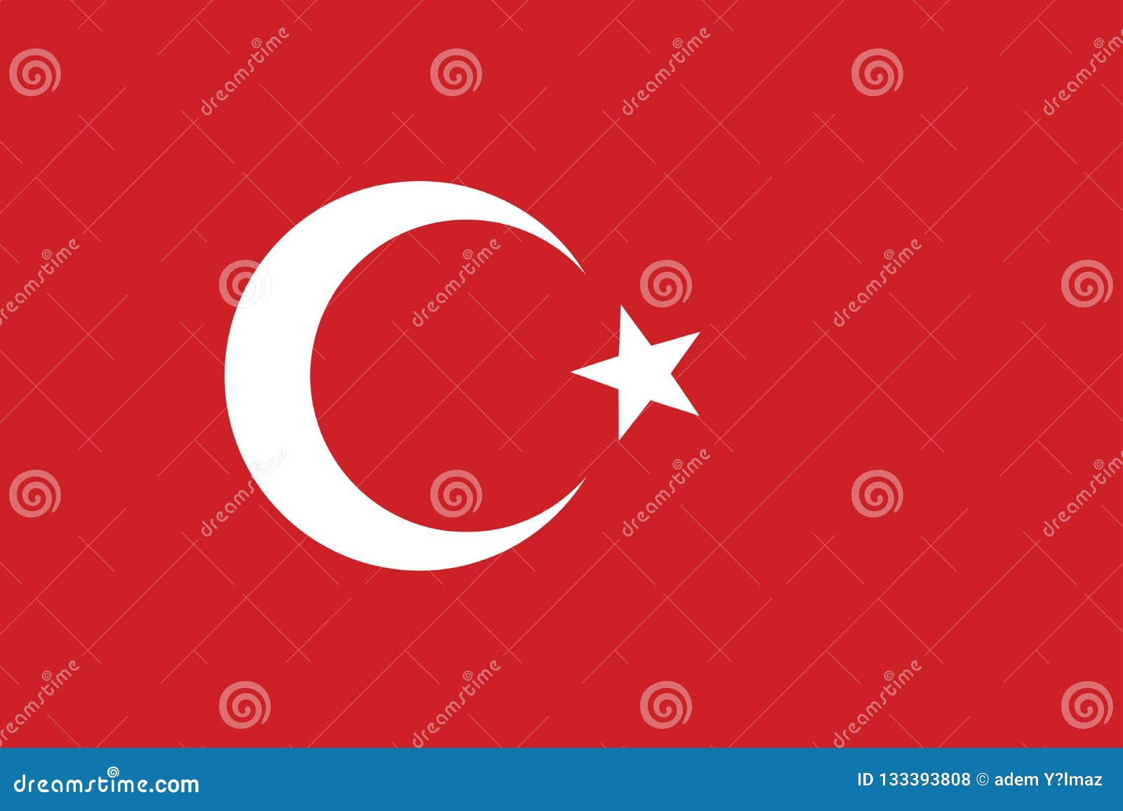 Turkey turkish flag stock illustration. Illustration of nation - 133393808