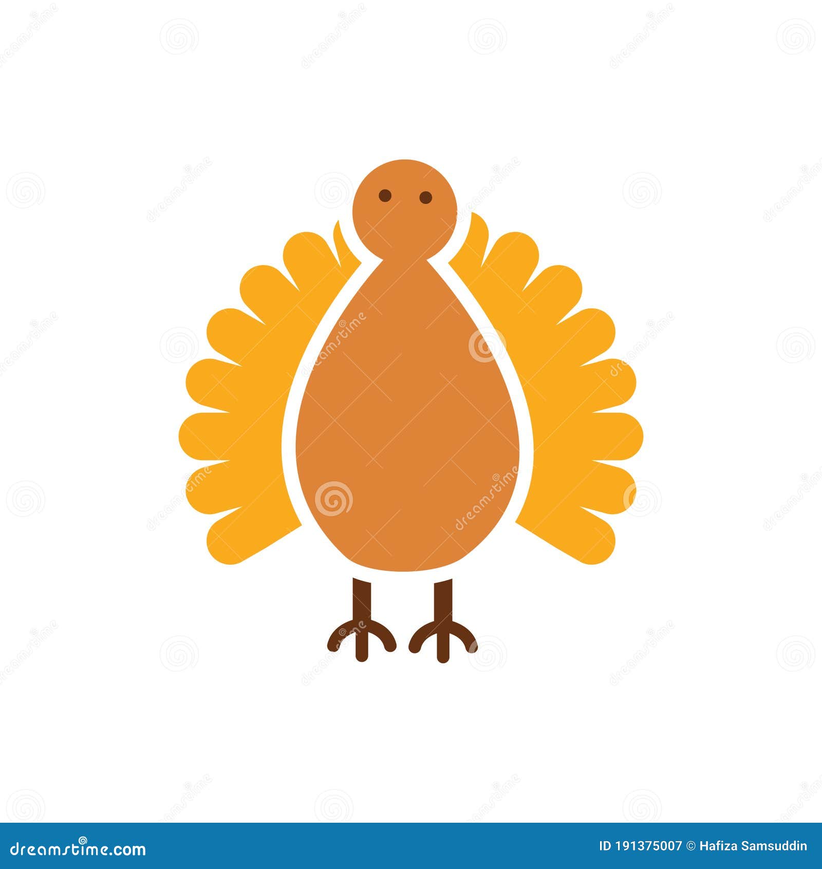 Turkey. Vector Illustration Decorative Design Stock Vector ...