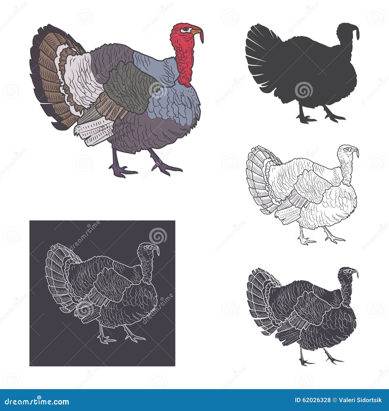 Turkey vector illustration stock vector. Illustration of background ...