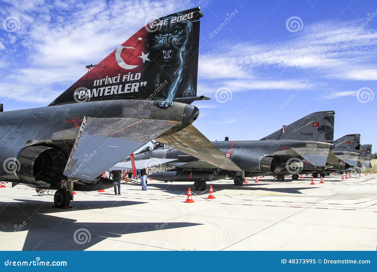 Turkish Air Force F4 Phantoms Editorial Image - Image of 111sq, solo ...