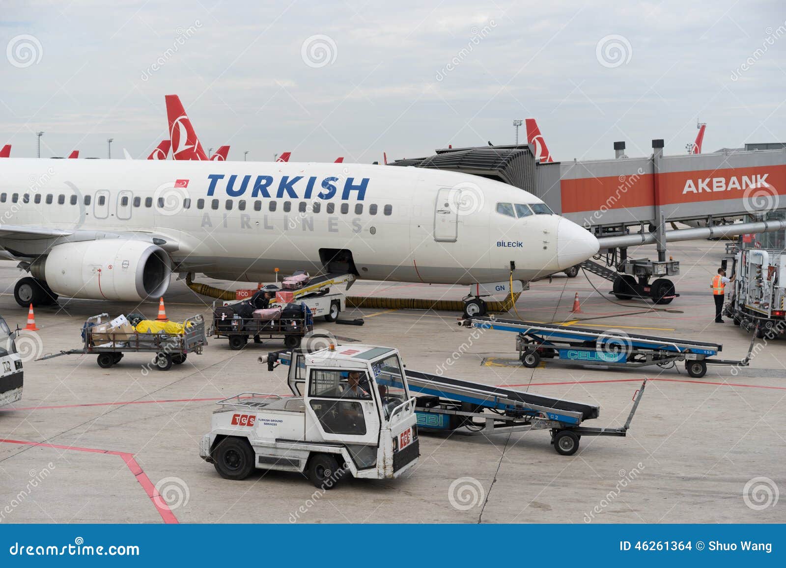 Turkish airline editorial stock image. Image of glass - 46261364