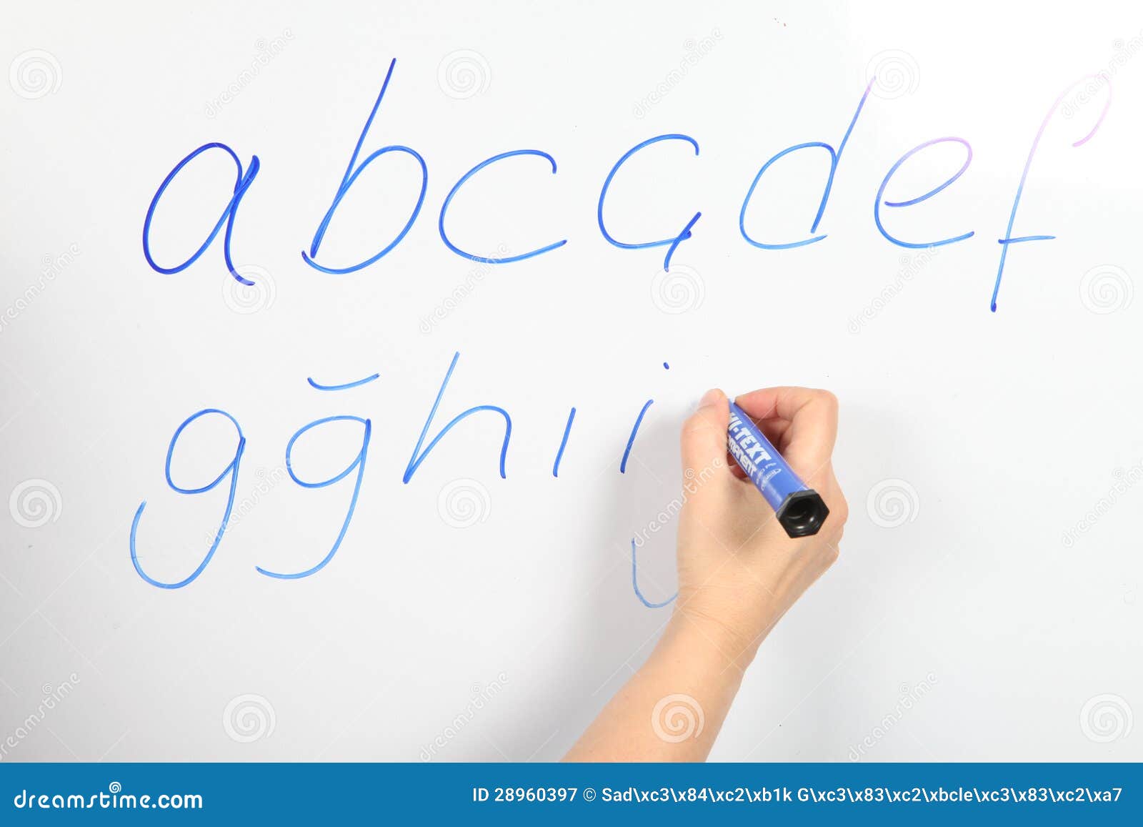 Turkish Alphabet stock image. Image of children, classwork - 28960397