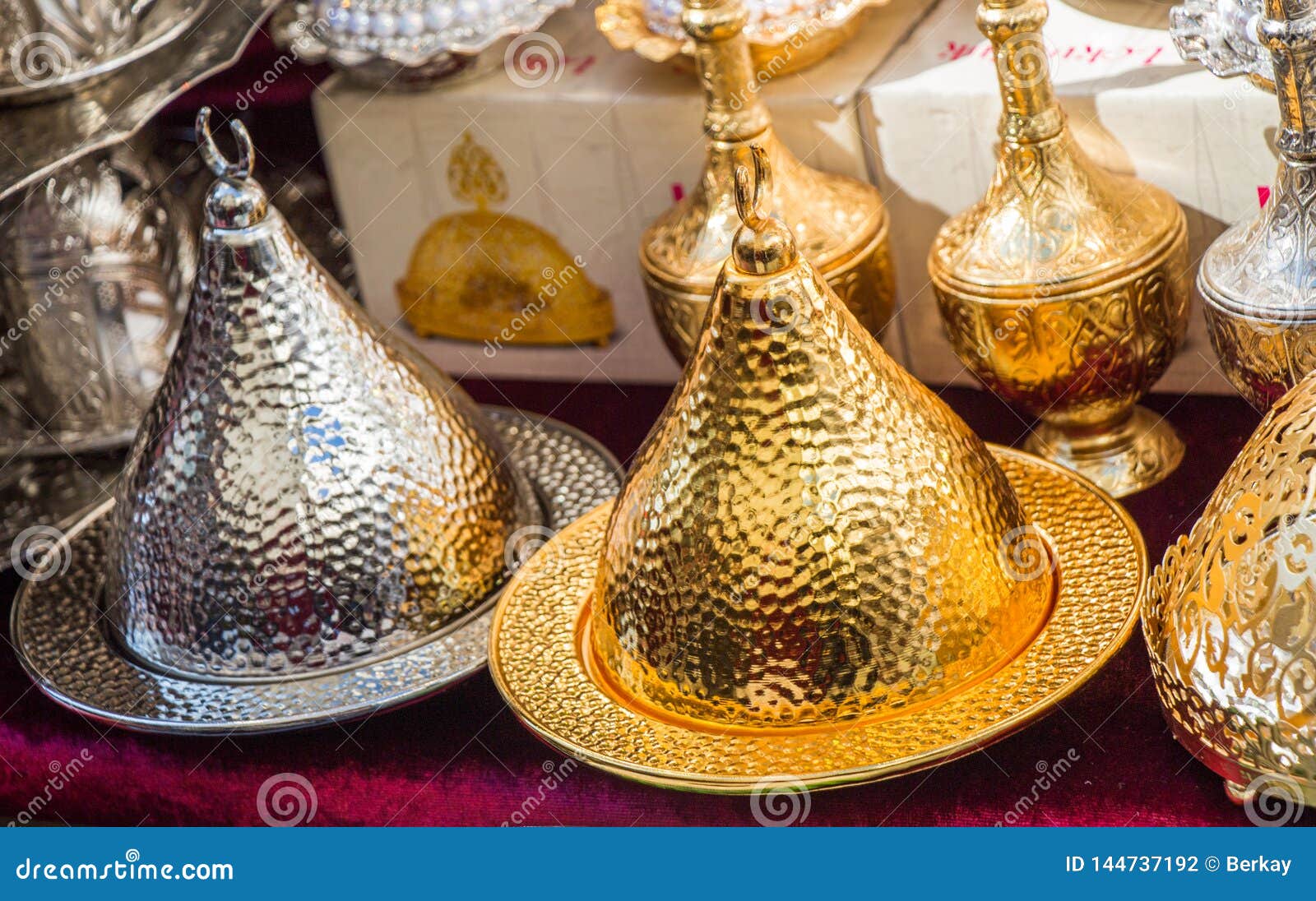 Turkish Antique Kitchen Utensils Plate Stock Photo - Image of ...