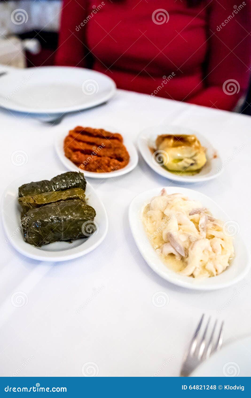 Turkish appetizers stock photo. Image of restaurant, roll - 64821248