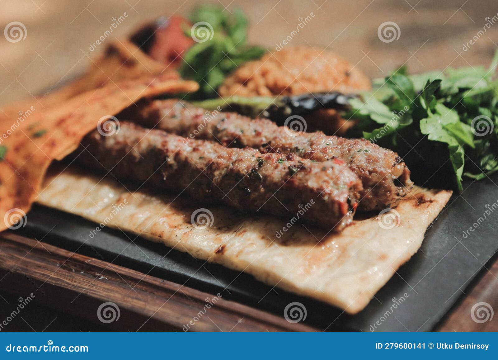 Turkish and Arabic Traditional Ramadan Kebab Stock Image - Image of ...