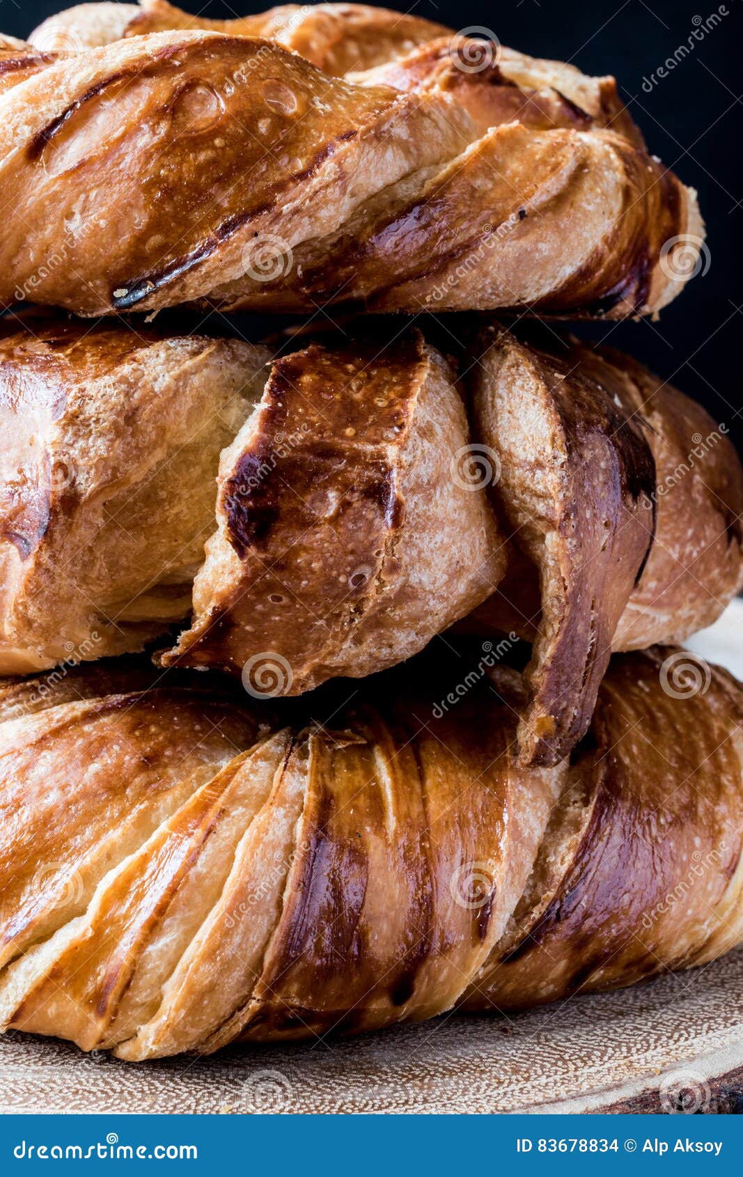 Turkish Bagel Acma / Croissant Stock Photo - Image of acma, macro: 83678834