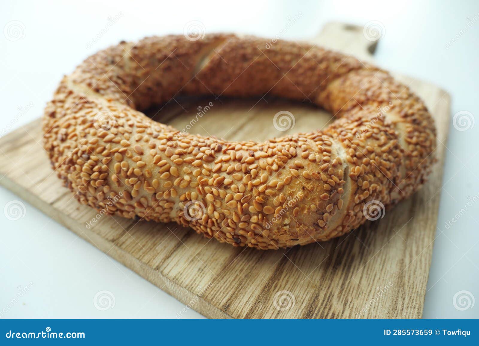 Turkish Bagel Simit on Table Stock Image - Image of bread, culture ...