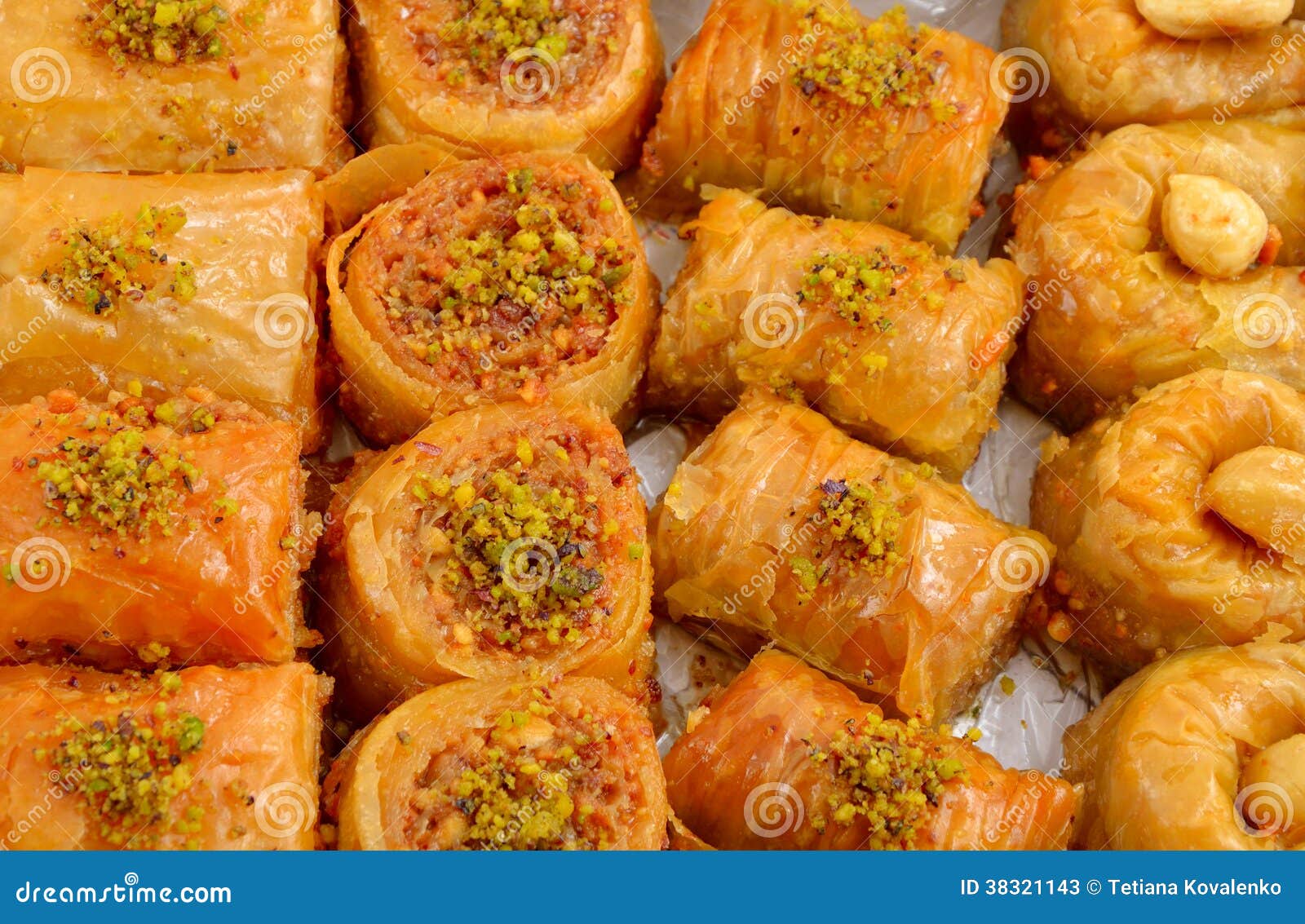 Turkish Baklava stock image. Image of lebanon, arabia - 38321143