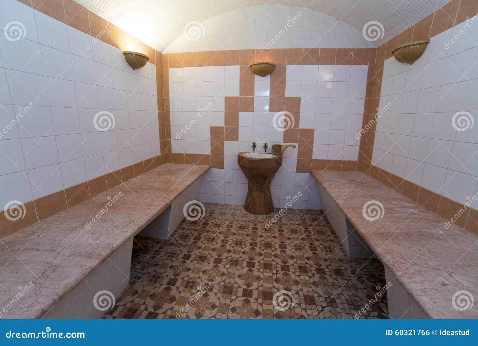 Turkish Bath Hamam Interior Empty Traditional Stock Photo - Image of ...