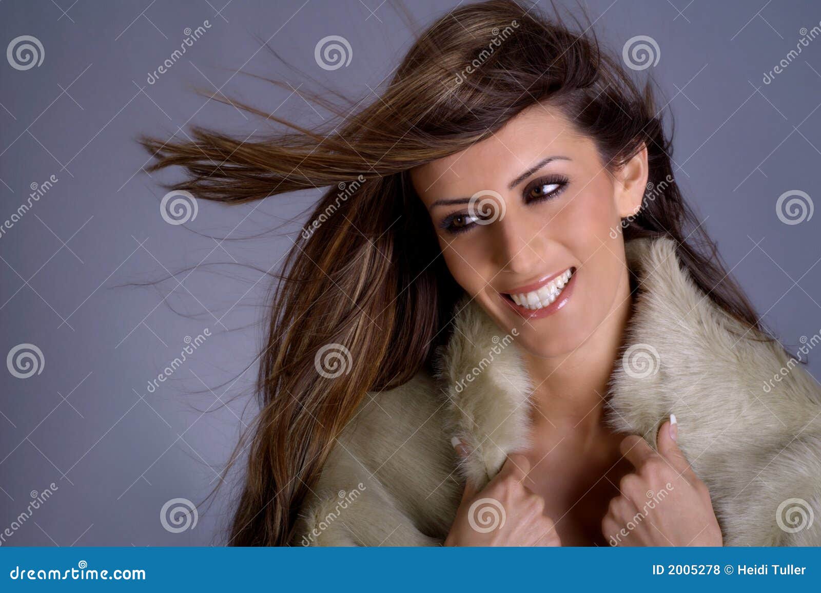 Turkish Beauty with Long Hair Stock Photo - Image of green, beautiful ...