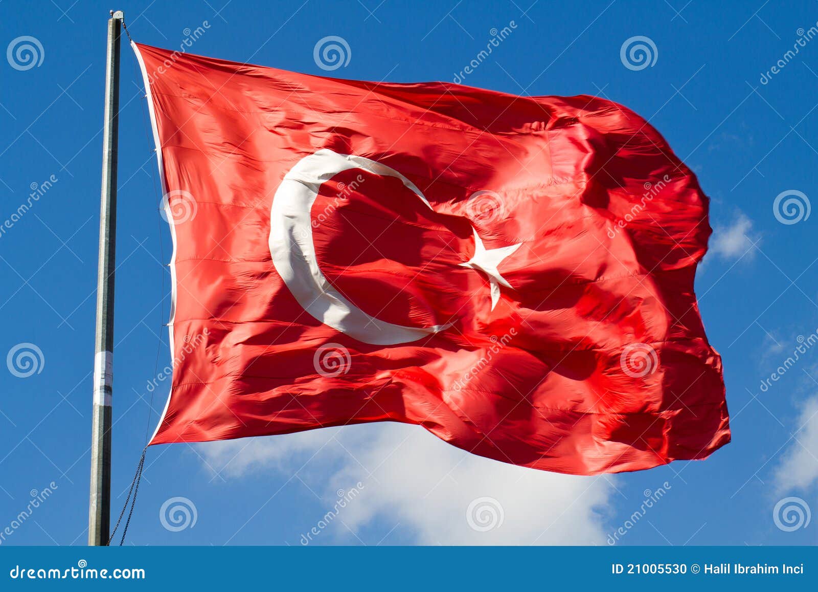 Turkish Big Flag Picture. Image: 21005530