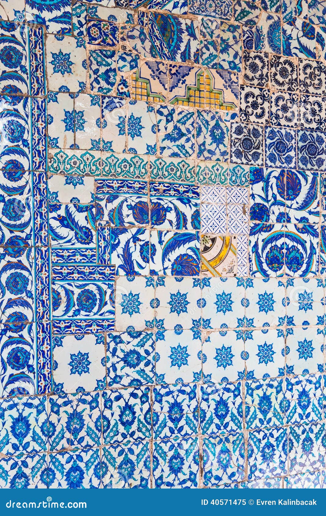 Turkish Blue Tile stock image. Image of turkey, turkish - 40571475