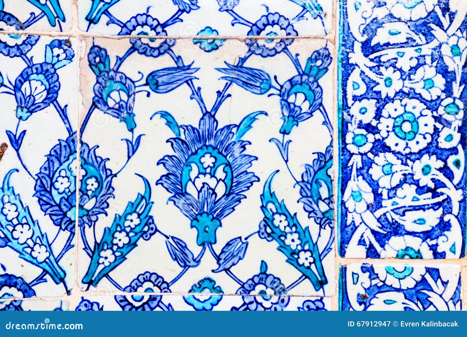 Turkish Blue Tile stock image. Image of background, pasha - 67912947