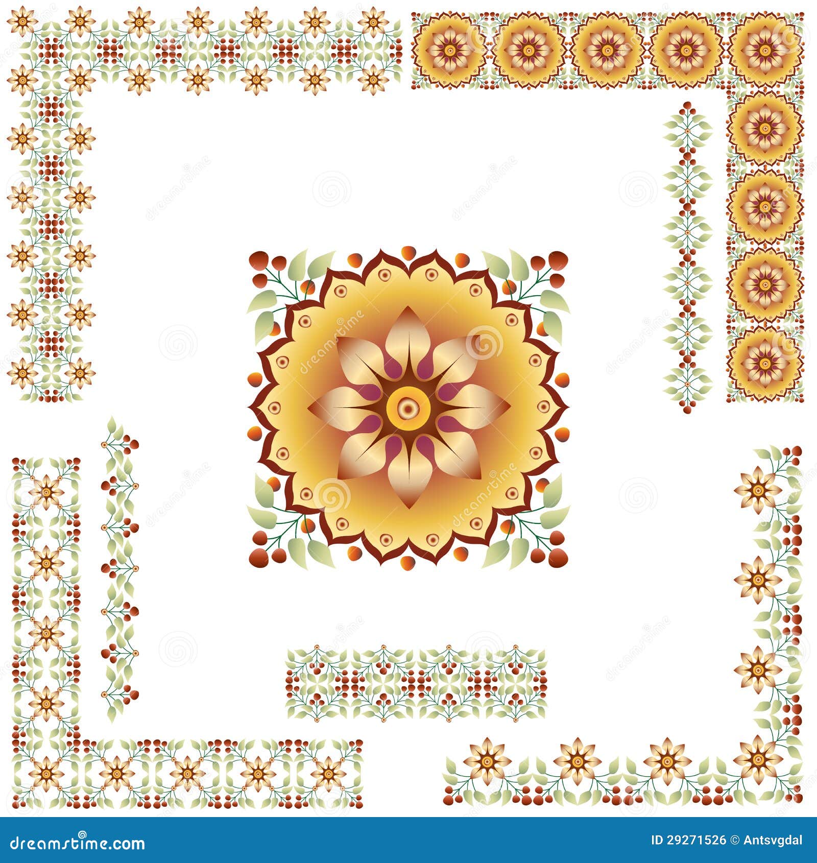 Turkish border stock vector. Illustration of abstract - 29271526