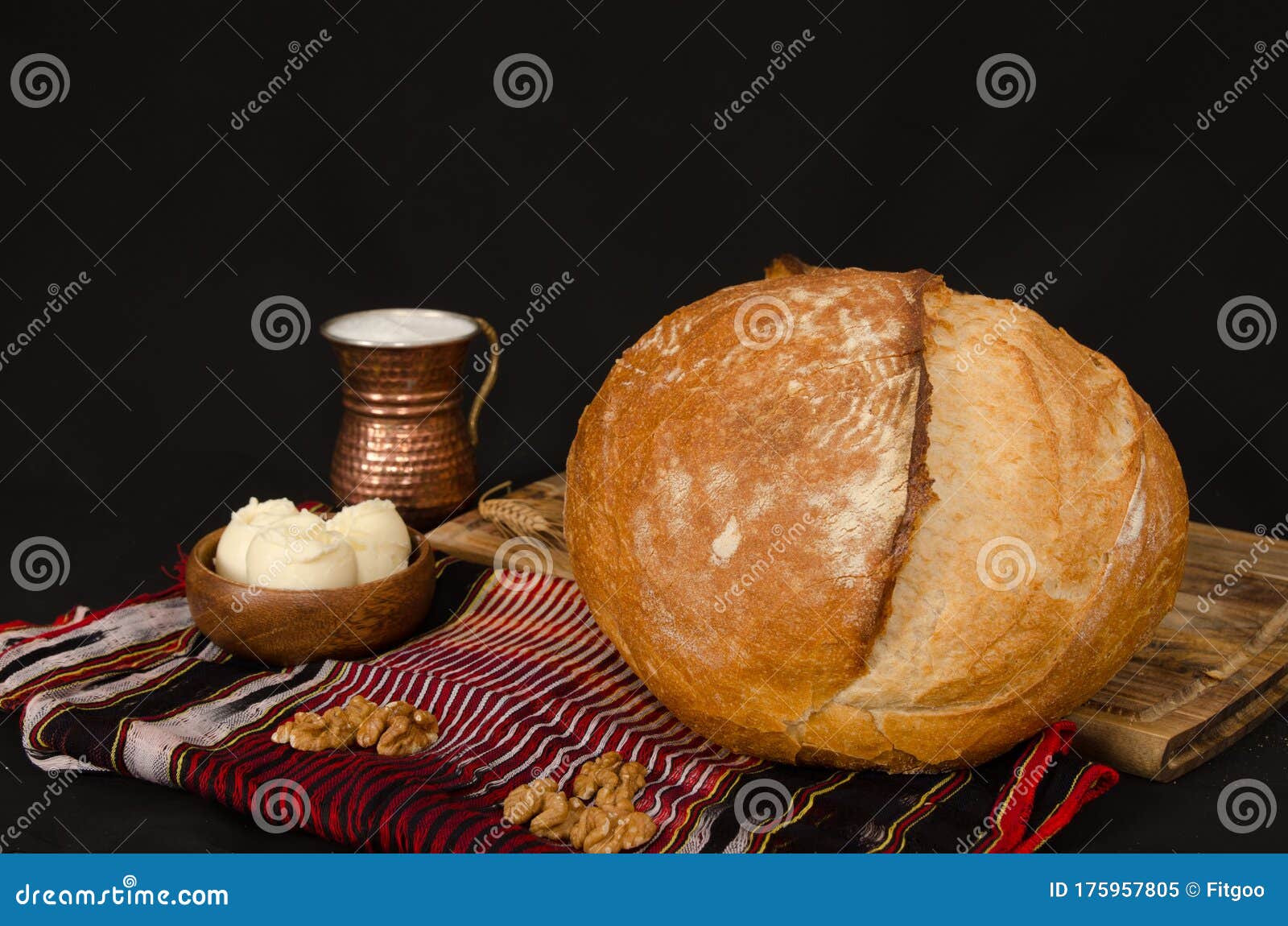 Turkish Bread from Turkish Cuisine Stock Image - Image of turkish ...