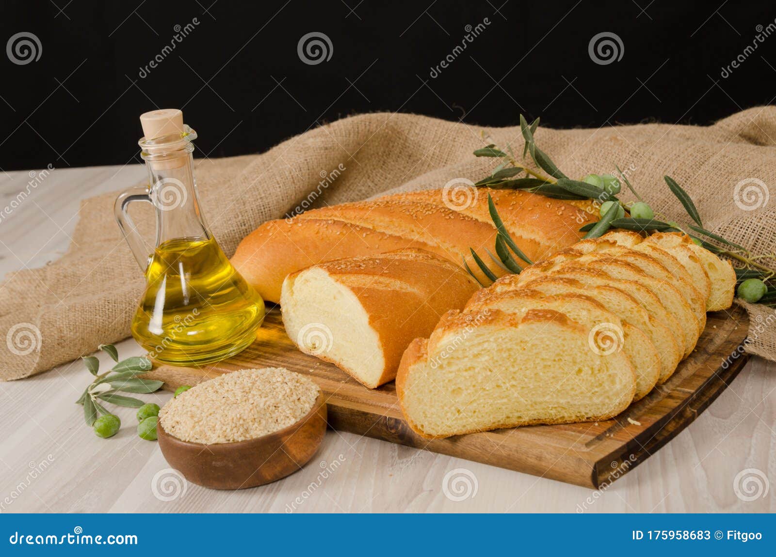 Turkish Bread from Turkish Cuisine Stock Image - Image of kebab, pepper ...