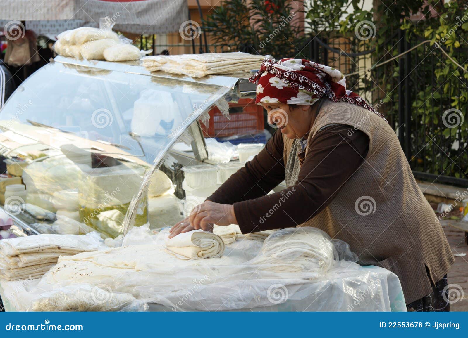 Turkish bread Gozleme editorial stock photo. Image of arabic - 22553678