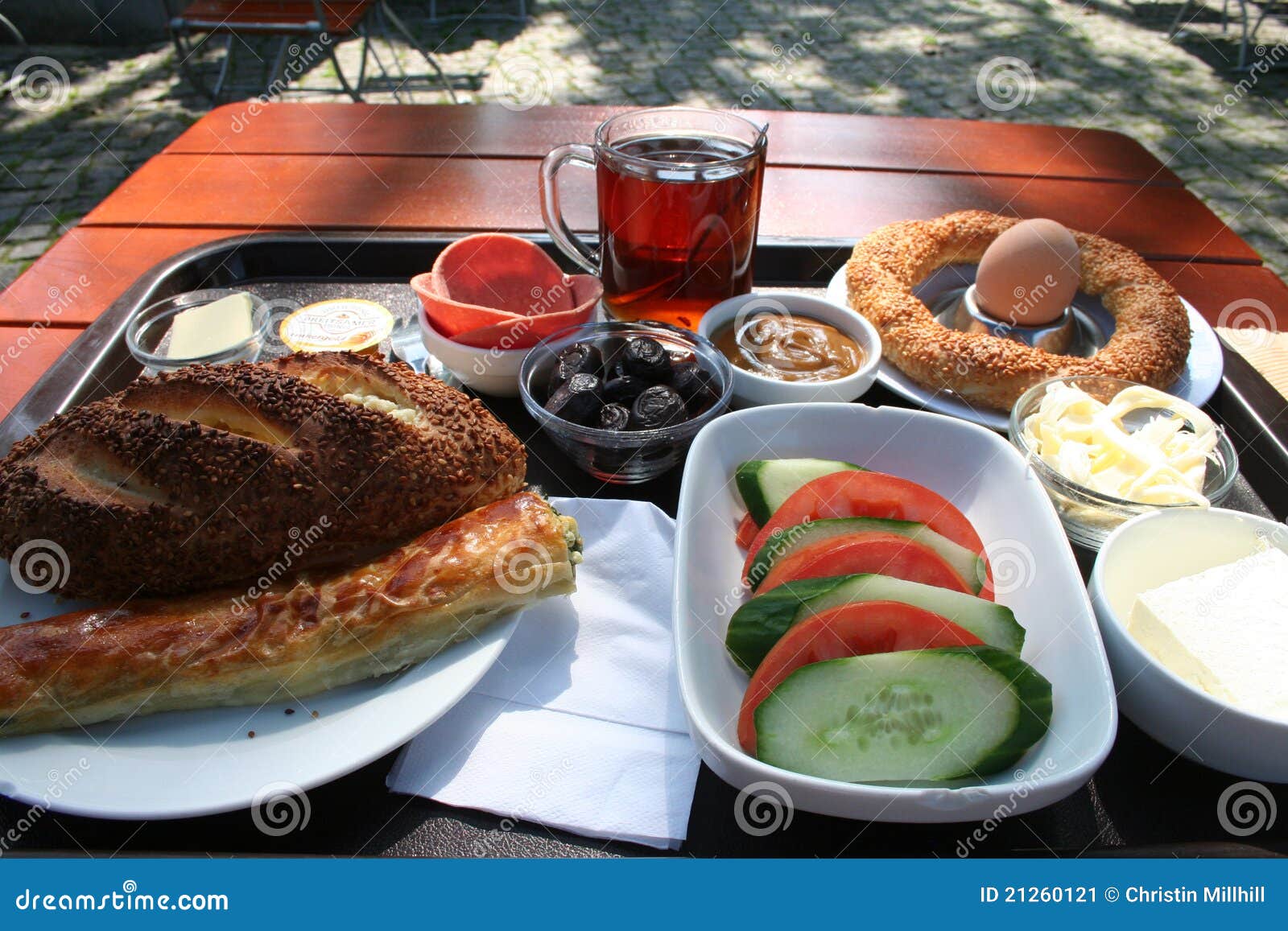 Turkish Breakfast stock image. Image of cheese, honey - 21260121