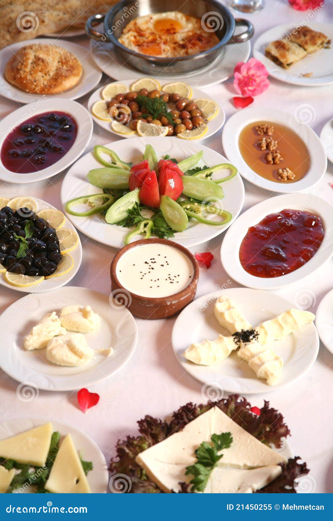 Turkish breakfast stock image. Image of breakfast, food - 21450255