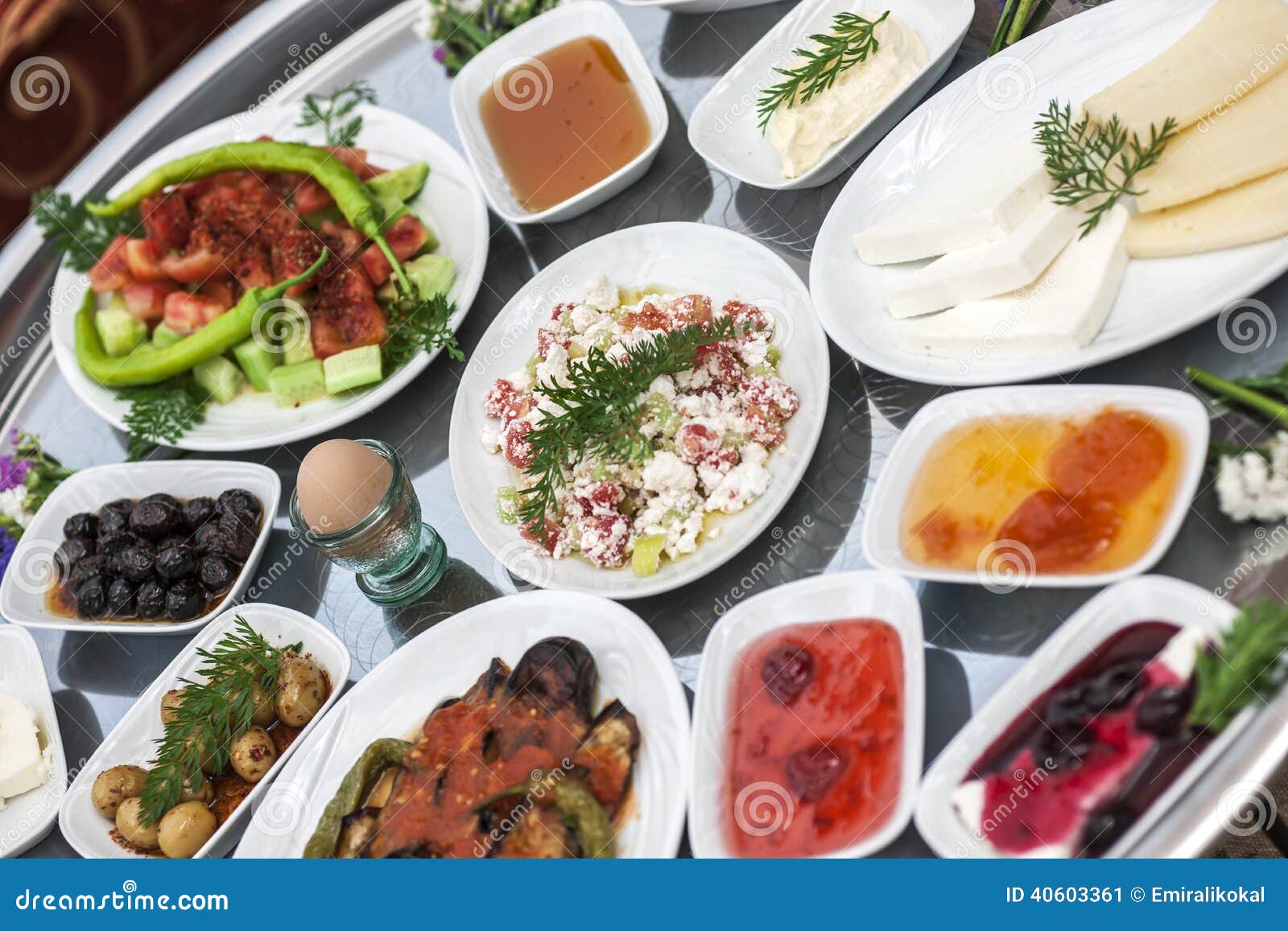 Turkish breakfast stock image. Image of culture, butter - 40603361