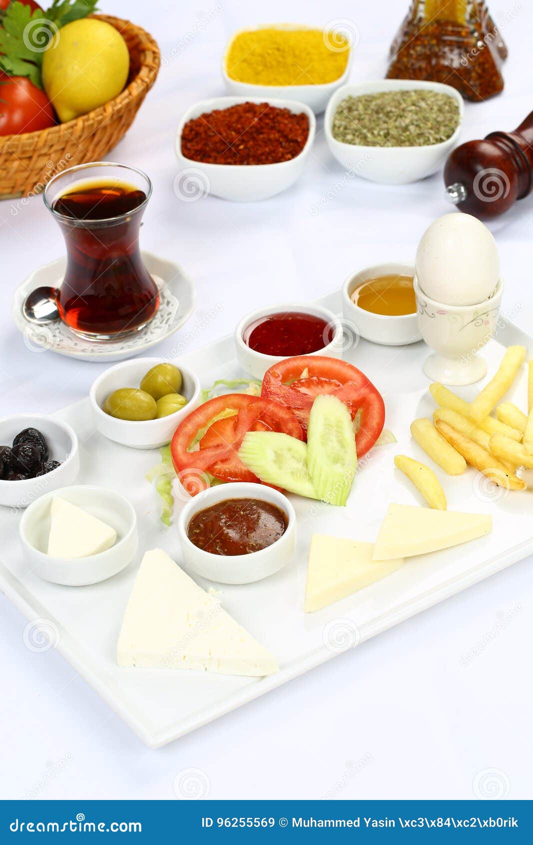 Turkish Breakfast Plate stock image. Image of buffet - 96255569