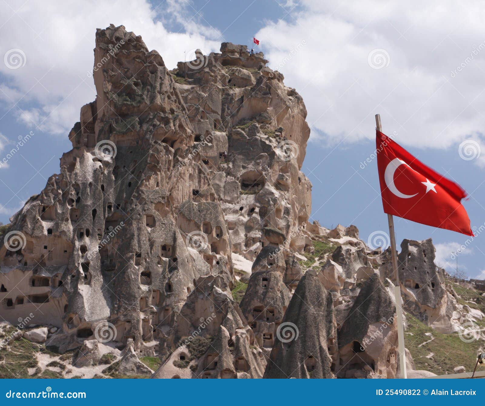 Turkish castle stock photo. Image of natural, desert - 25490822