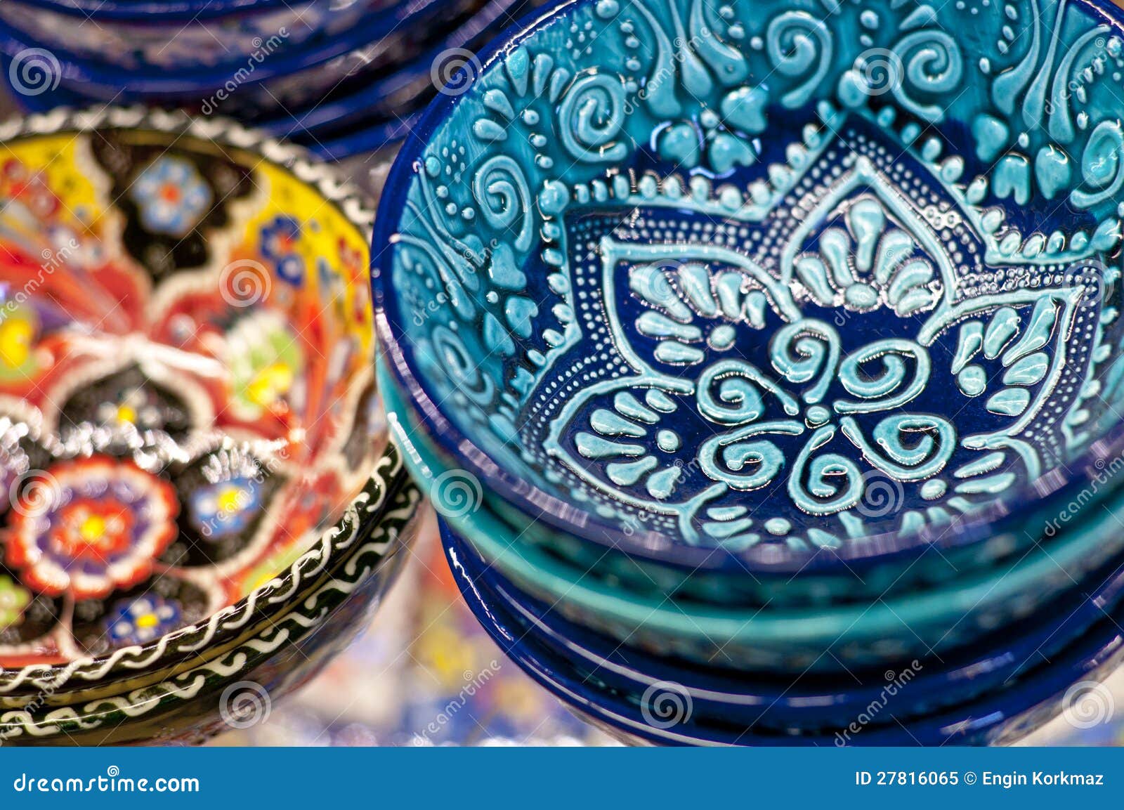Turkish ceramic art stock image. Image of handmade, handicraft - 27816065