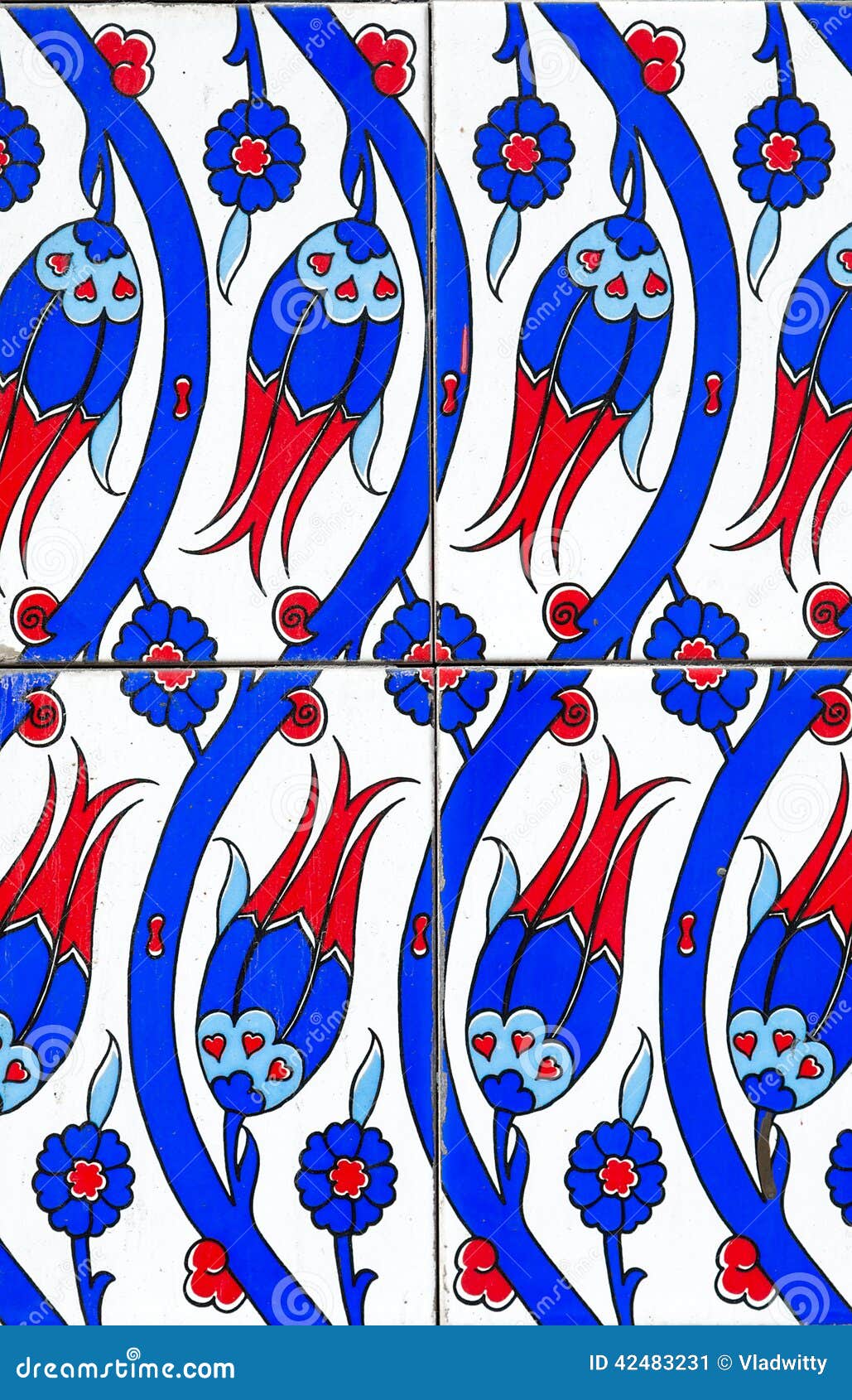 The Turkish ceramic tiles stock image. Image of frame - 42483231
